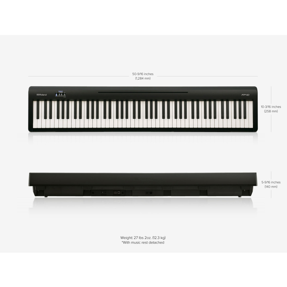 ROLAND FP10 Black - Barone Musica