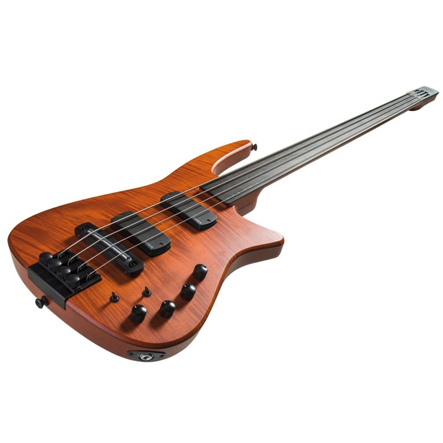 NS Design CR Radius Bass 4 Fretless Amber Satin - Barone Musica